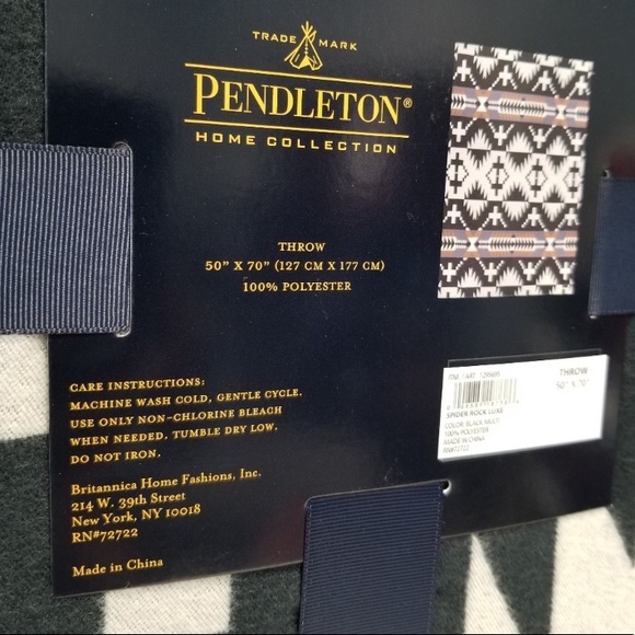 Pendleton | Other | Pendleton Luxe Throw Spider Rock Patterned 5x70 | Poshmark